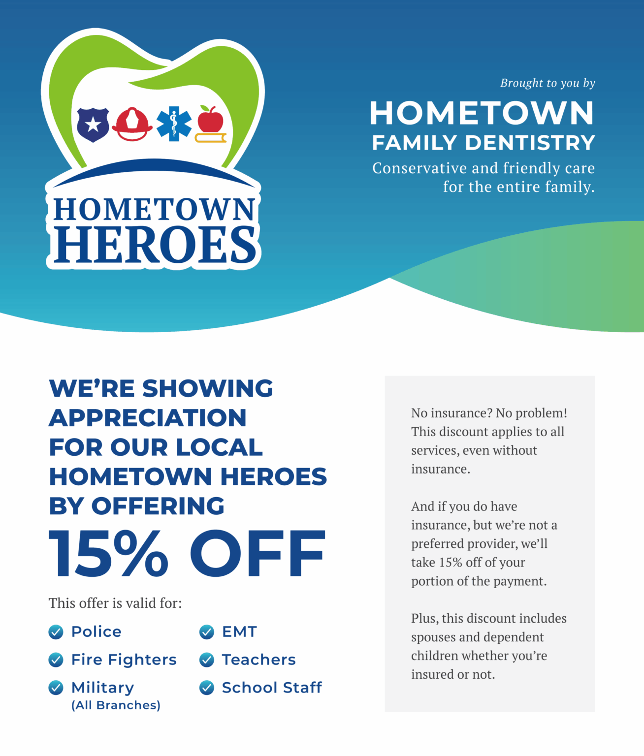 Discount Plan and Benefits - Hometown Family Dentistry